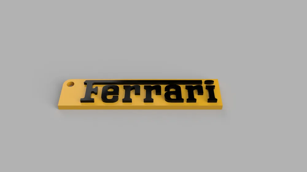 ferrari keychain - Free 3D Print Model - MakerWorld
