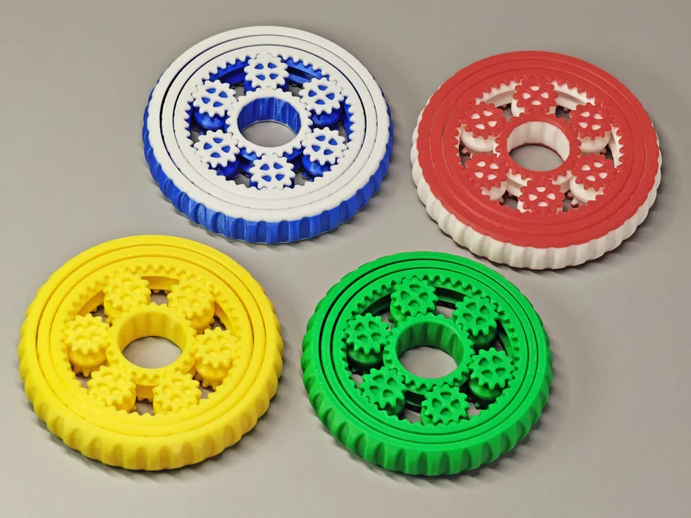 Planetary Gear and Spinning Top Combined Fidget Spinner TA7 Straight ...