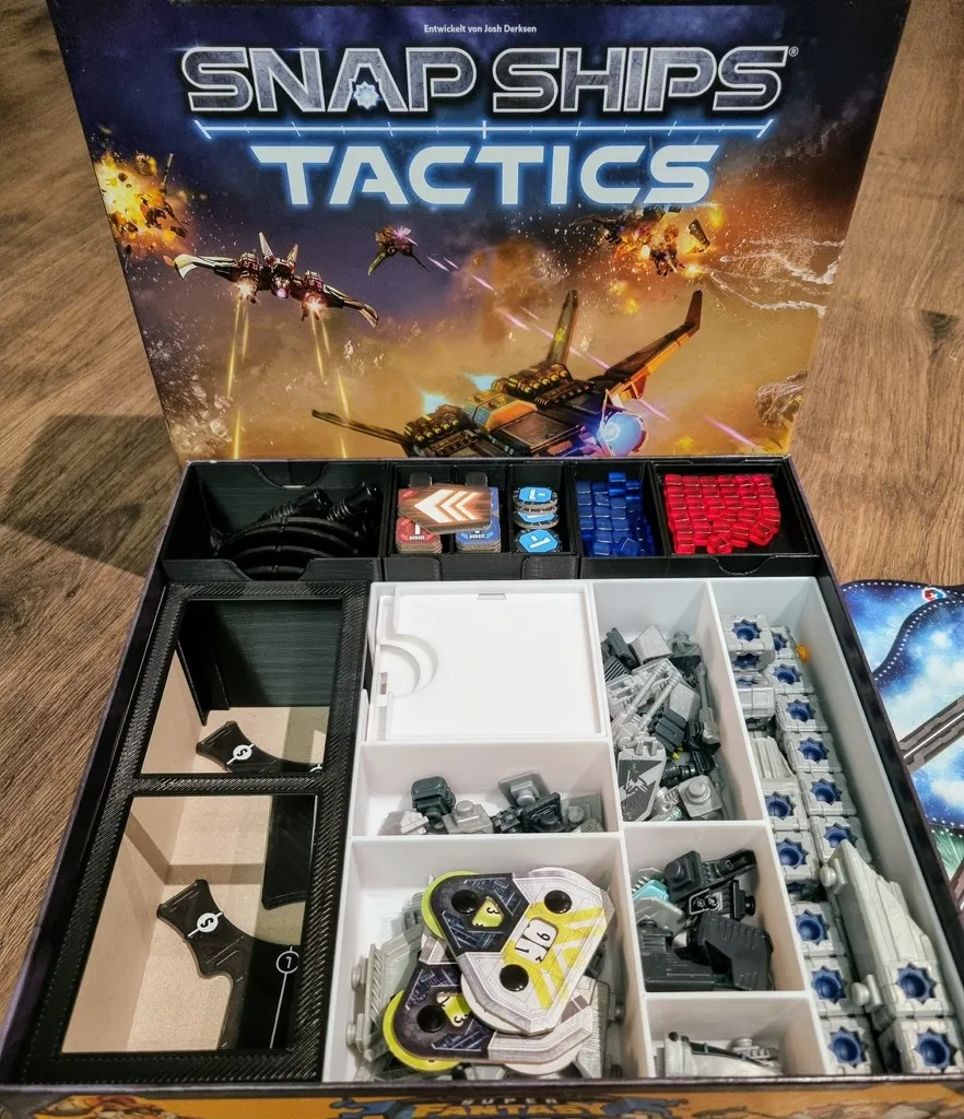 Snap Ships Tactics - Organizer - Free 3D Print Model - MakerWorld