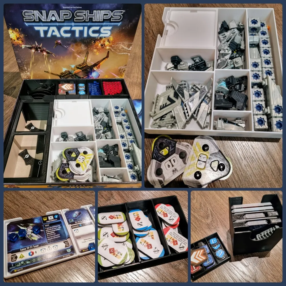 Snap Ships Tactics - Organizer - Free 3D Print Model - MakerWorld