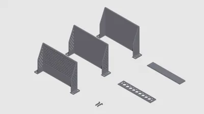 10 inch Rack Shelf Regular by Diew MakerWorld: Download Free 3D Models