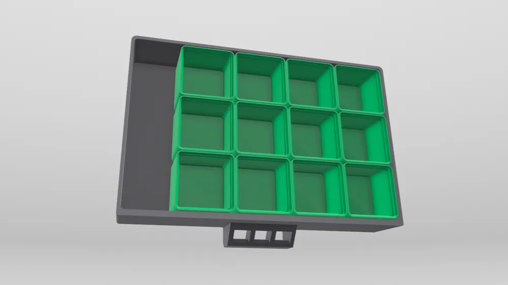 10 inch Rack Shelf Drawers by Diew MakerWorld: Download Free 3D Models