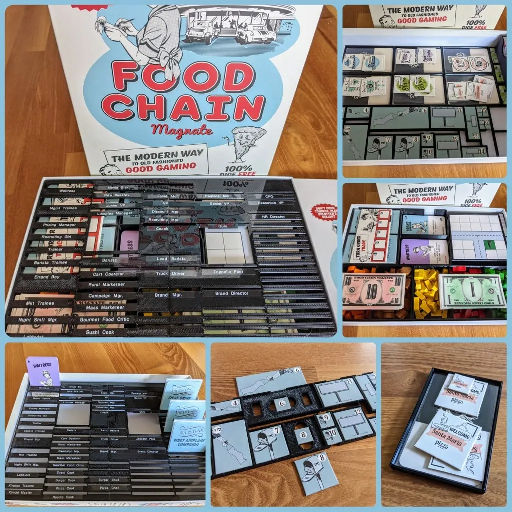 Food Chain Magnate Organizer by Fabmaszter MakerWorld: Download Free 3D ...