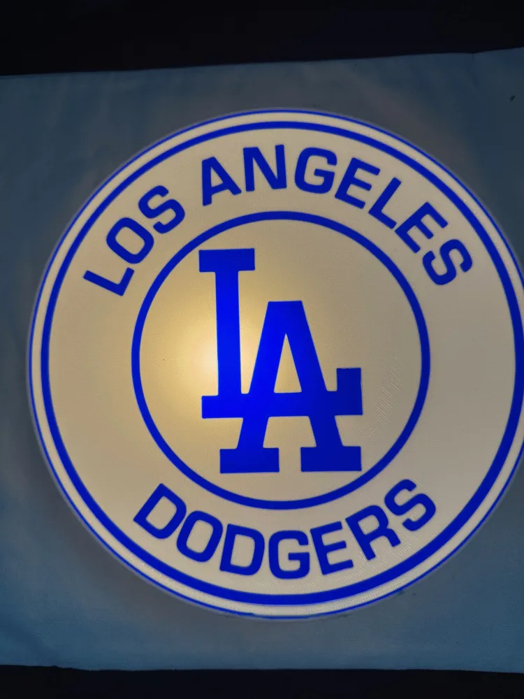 dodgers light box by Crafty Grandma MakerWorld: Download Free 3D Models