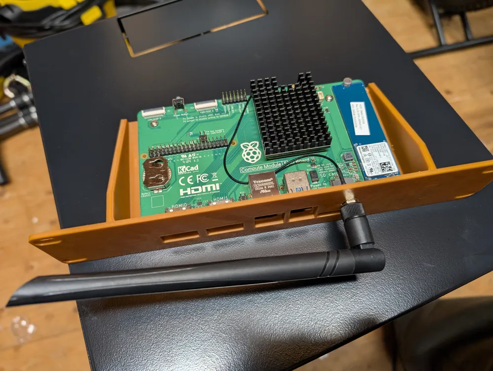 Support de rack 10 pouces pour carte IO Raspberry Pi CM 5 Remixé par ...