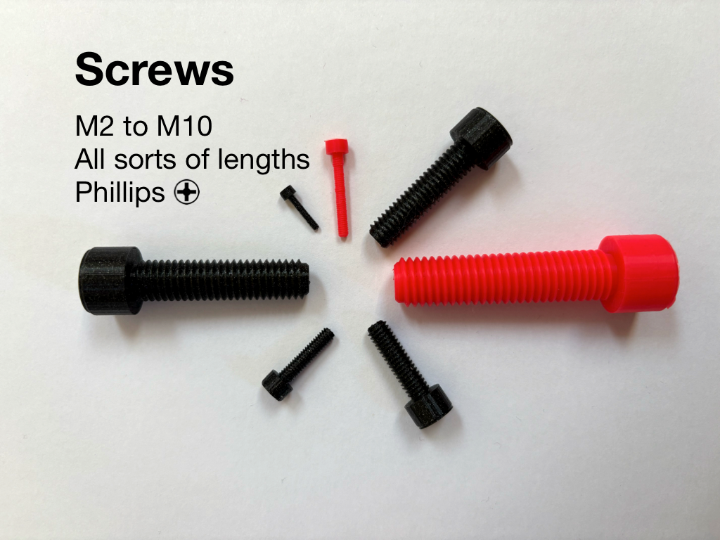 M2 - M10 Phillips Screws in all sorts of lengths (incl. STEP) by ...