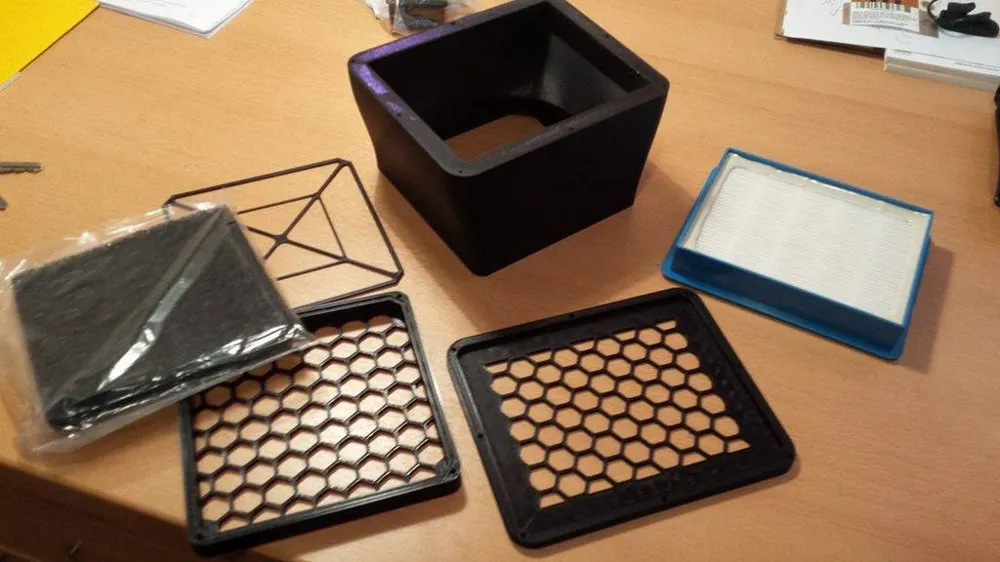 HEPA+Active Carbon Filter for 3D Printer Enclosure by JKSniper ...