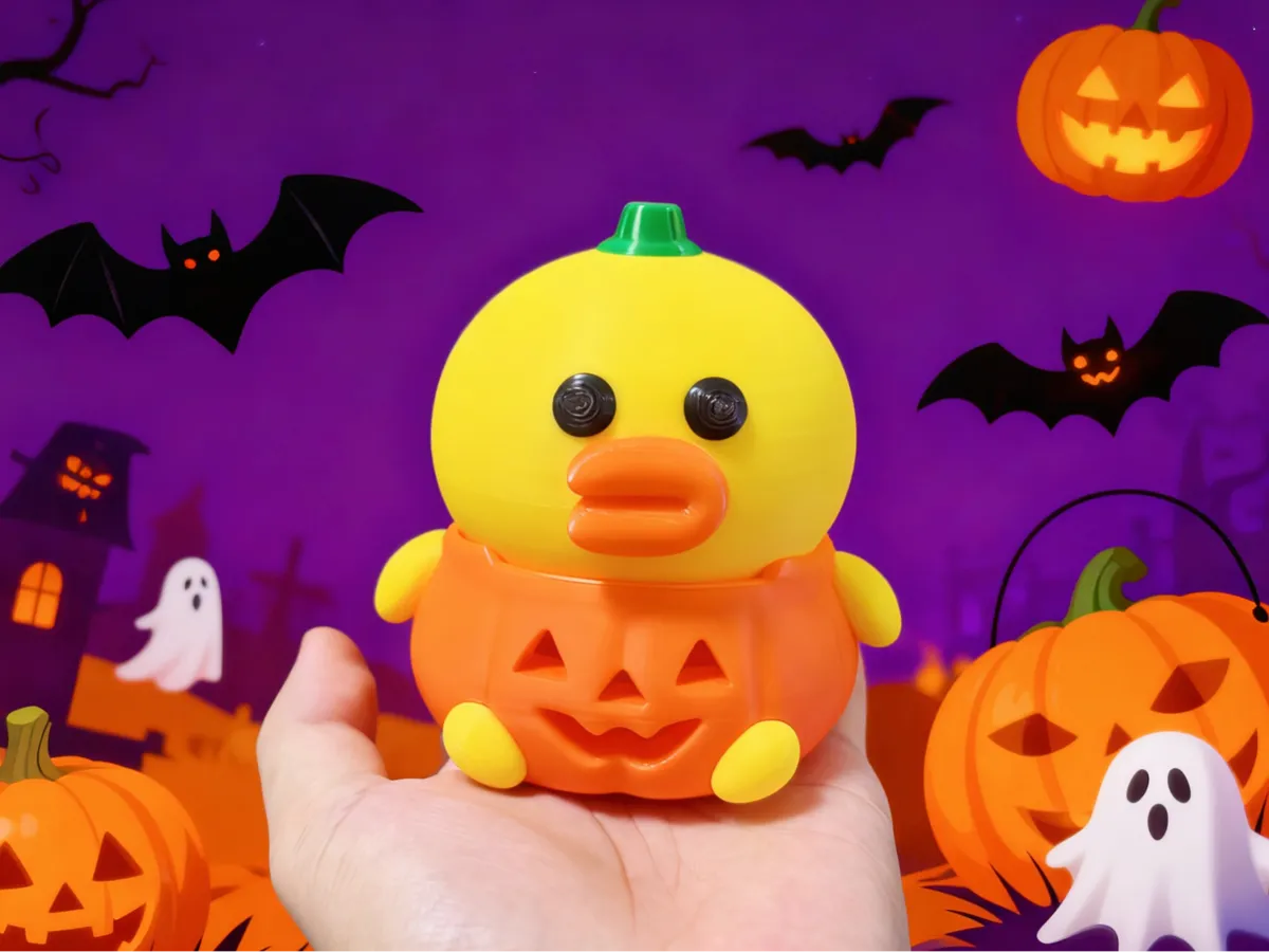 [Halloween] Sally Chicken Pumpkin Storage Box by 一雕造物 MakerWorld ...