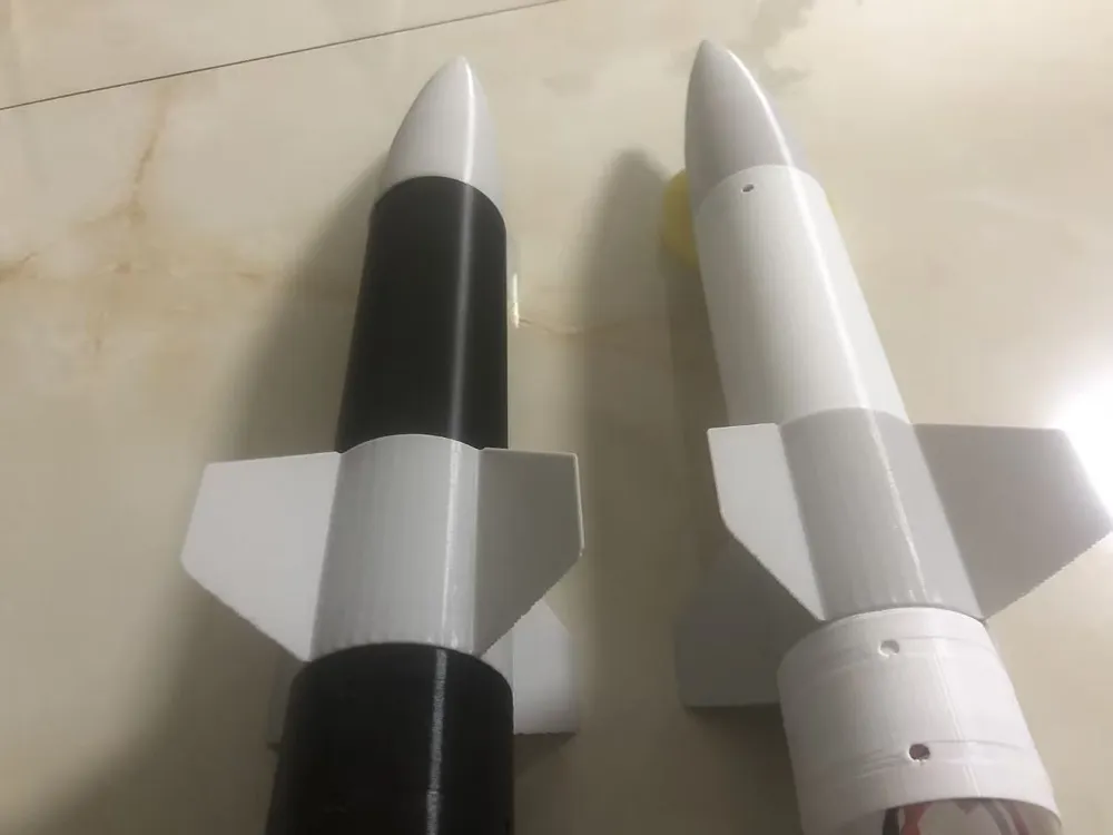 Hayate 2C Series Sounding Rocket—Equipped with Avionics Tower by user ...