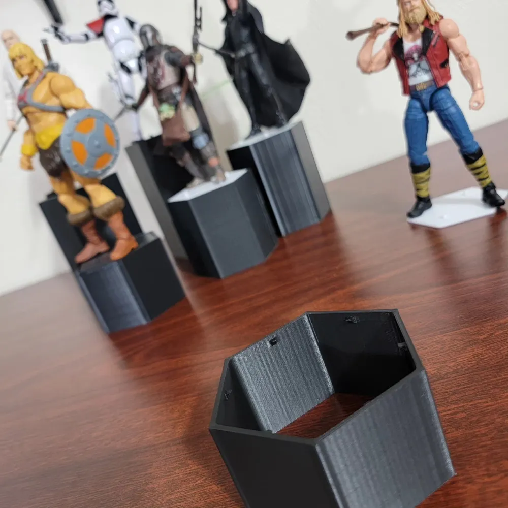 Base Stand Action Figure by FaiberMan MakerWorld: Download Free 3D Models