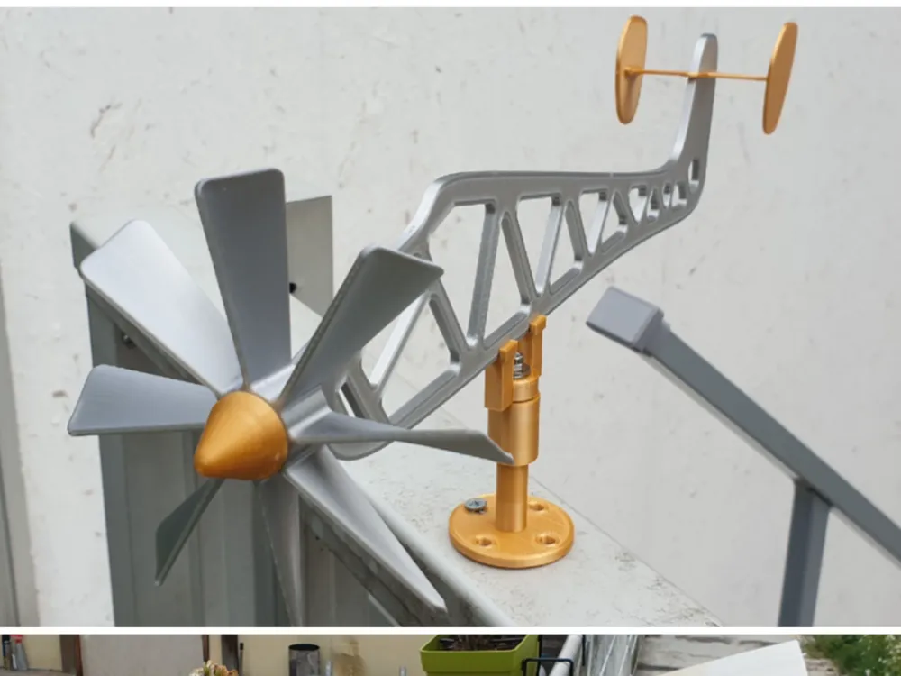 airplane weathervane - Free 3D Print Model - MakerWorld