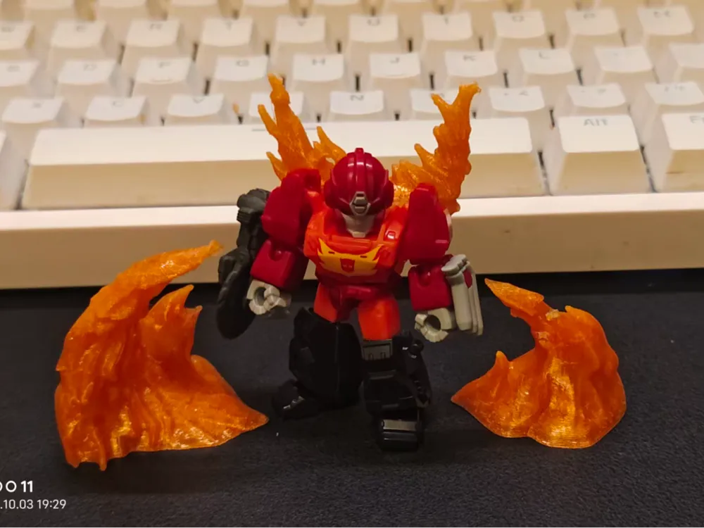 Buluoke Star Edition Transformers Rodimus Prime Flame Effect Part by ...