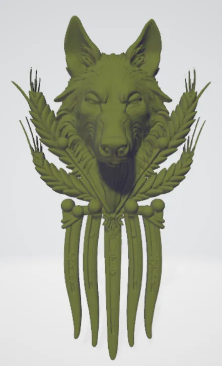 Wolf Head Comb Model 2 by EaTDaS MakerWorld: Download Free 3D Models