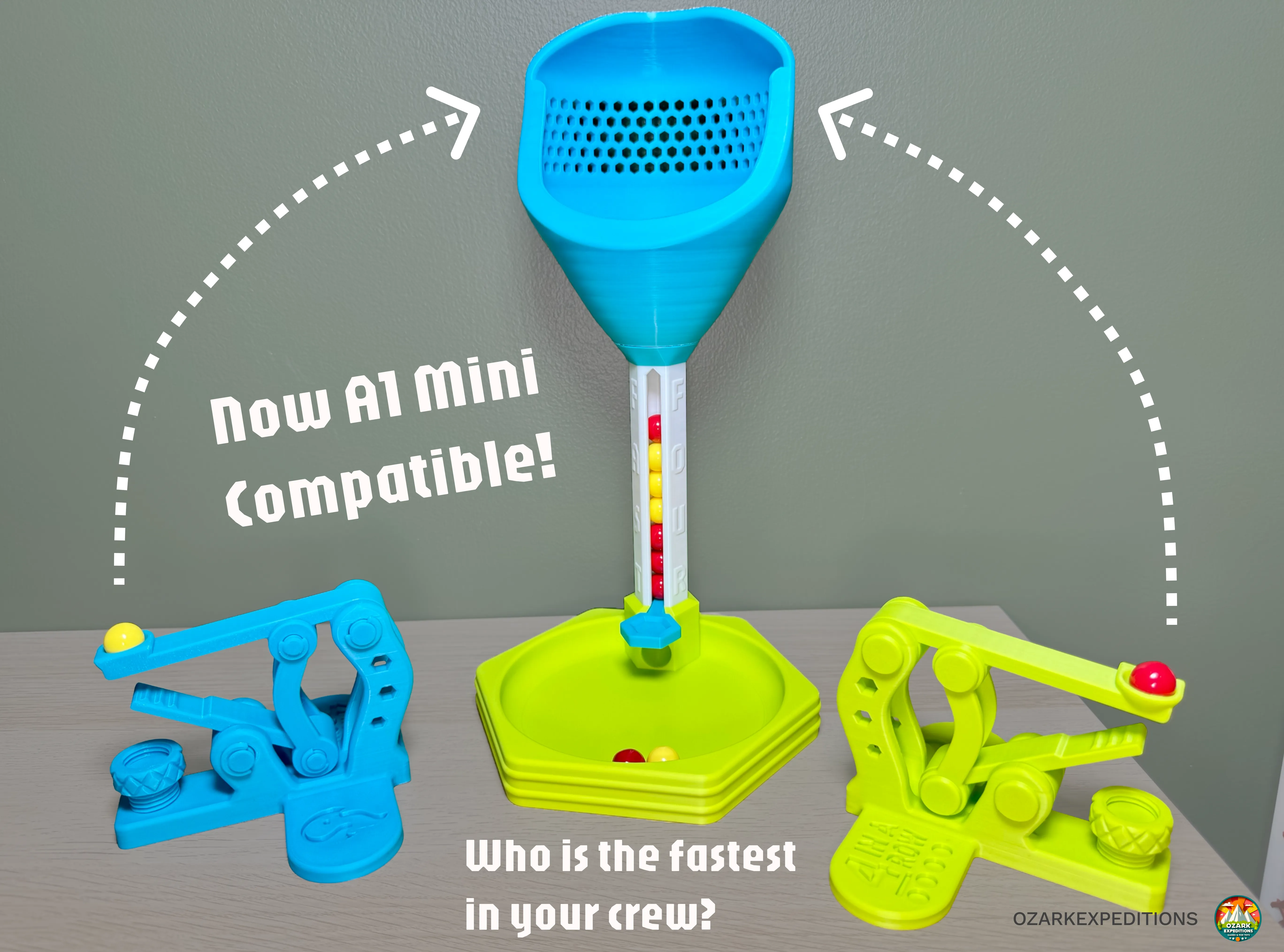 Fast Four - Fun Connect 4 Race Game - Free 3D Print Model - MakerWorld