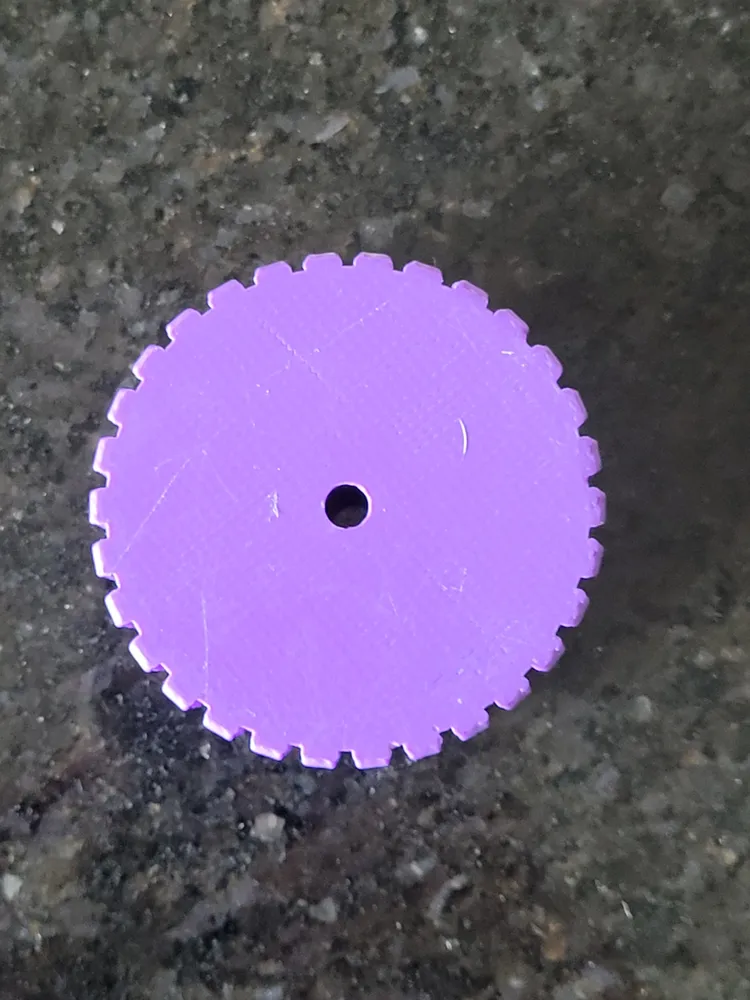 Wheel with 50mm Diameter, and 5mm axle size - Free 3D Print Model ...
