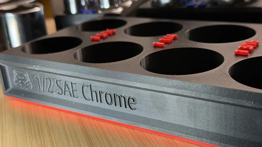 DoT Socket Trays Quinn 1/2 Chrome Master Set v5 - Free 3D Print Model ...
