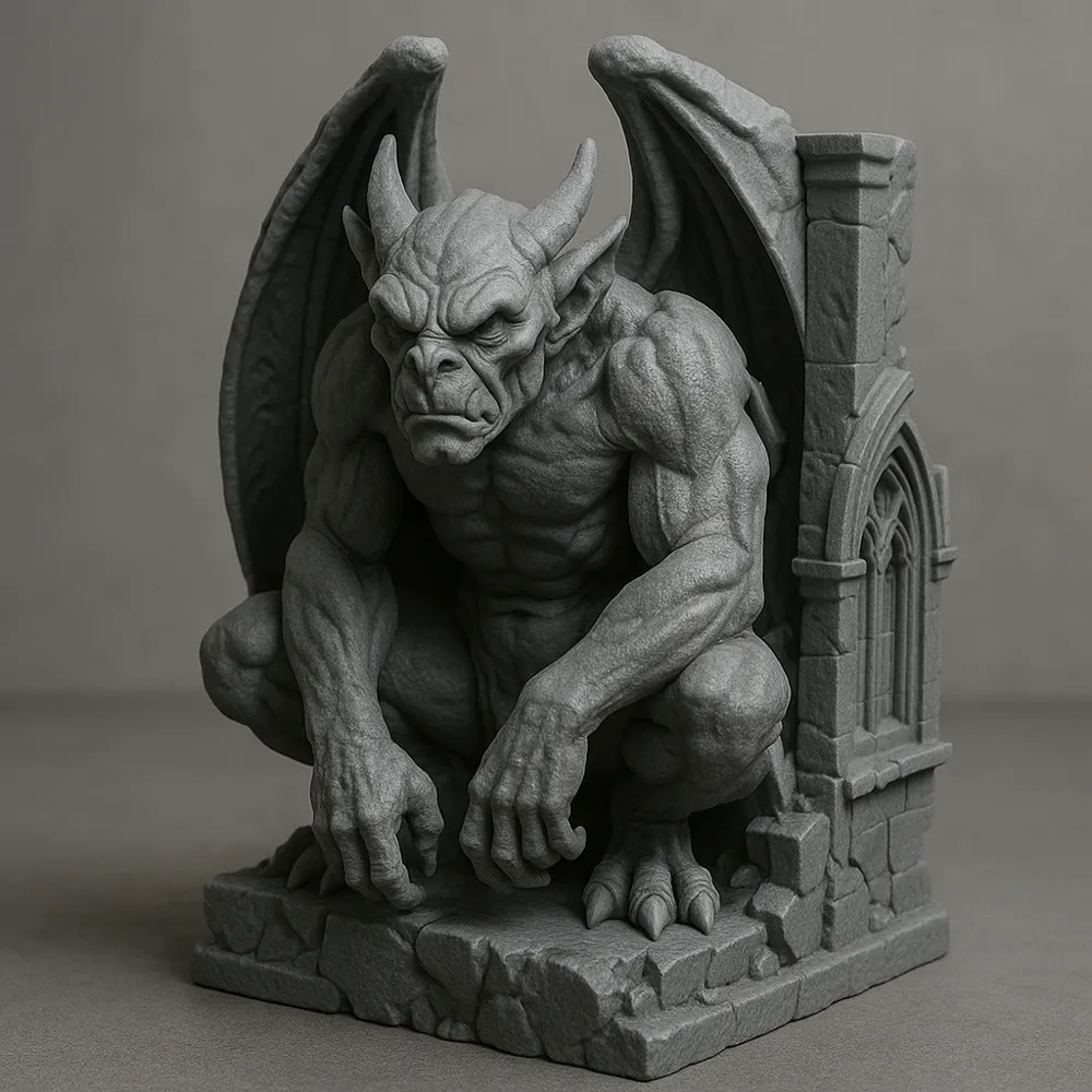 Folded-Wing Gargoyle by SHIELD32 MakerWorld: Download Free 3D Models