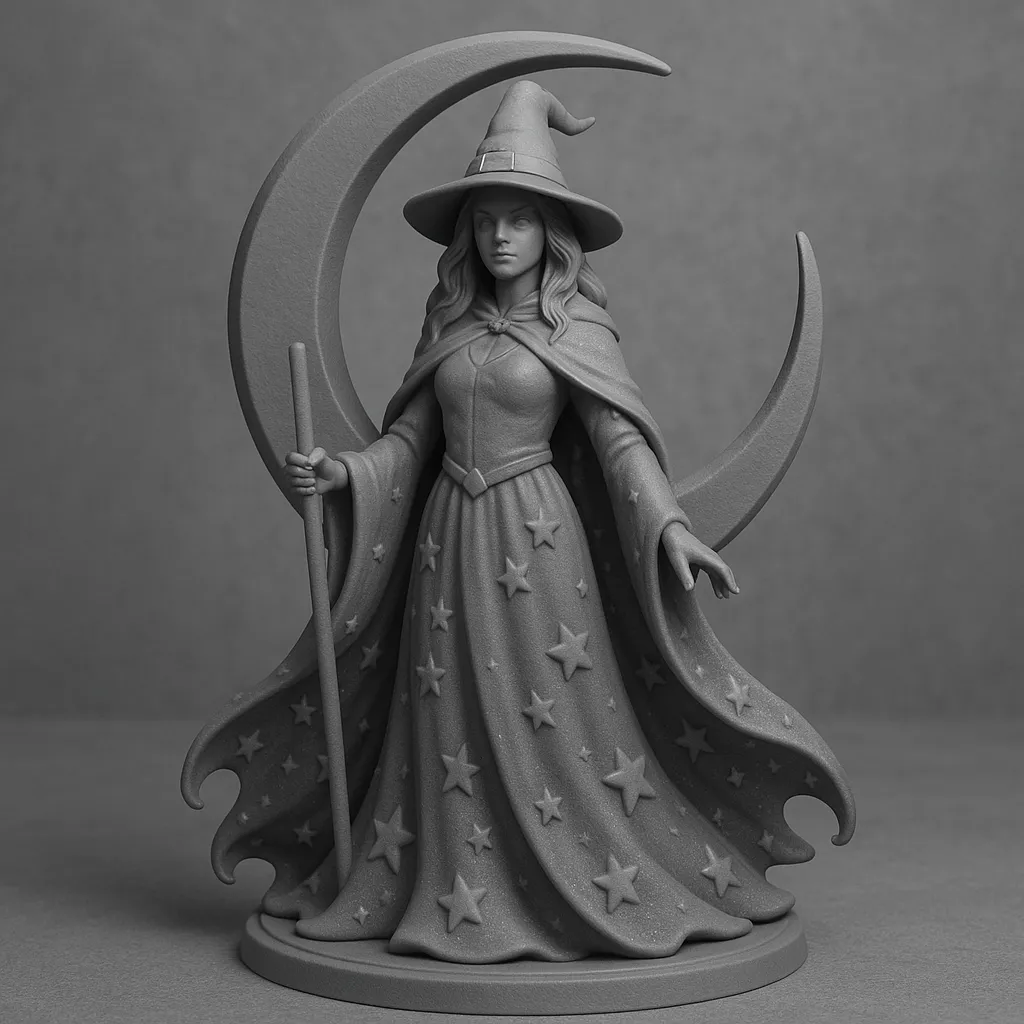 Witch of the Crescent Moon by LiftSO12MEONE MakerWorld: Download Free ...