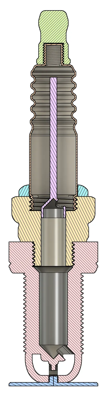 Spark Plug Lamp - Free 3D Print Model - MakerWorld