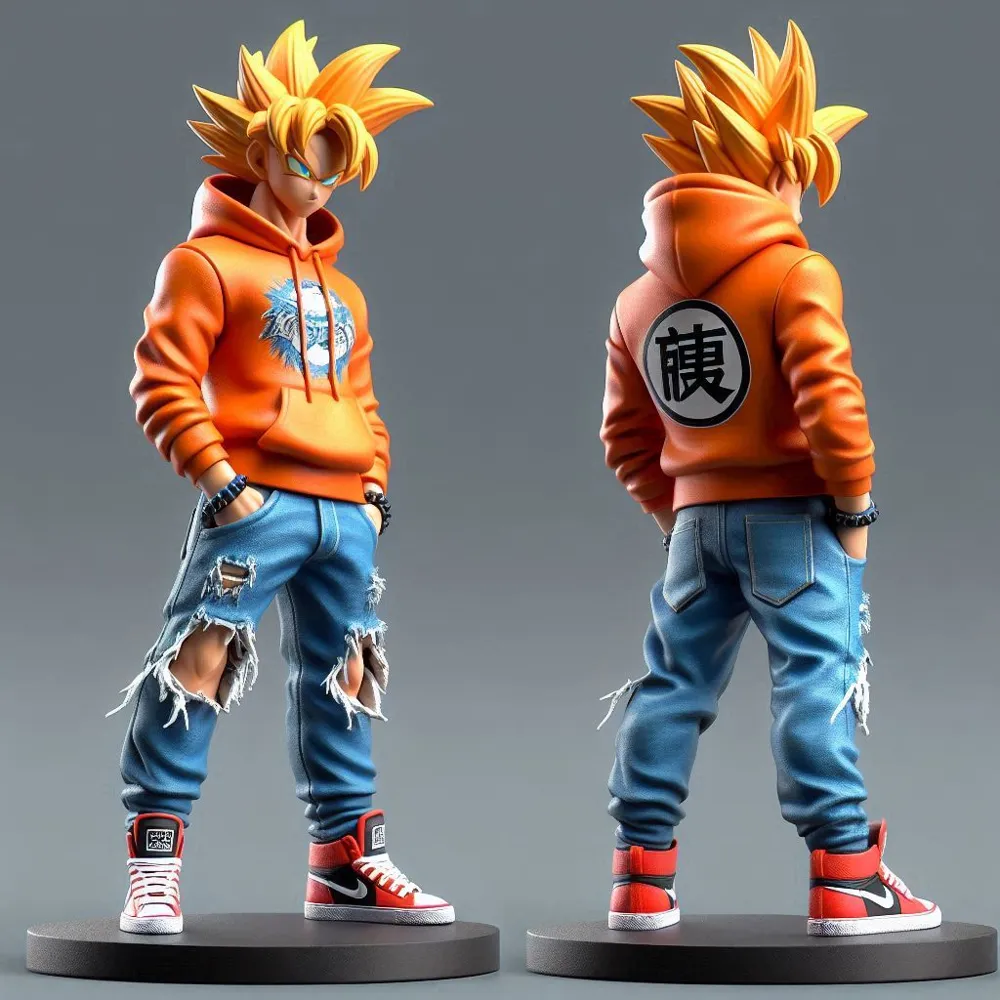 Goku Streetwear Dragonball - Free 3D Print Model - MakerWorld