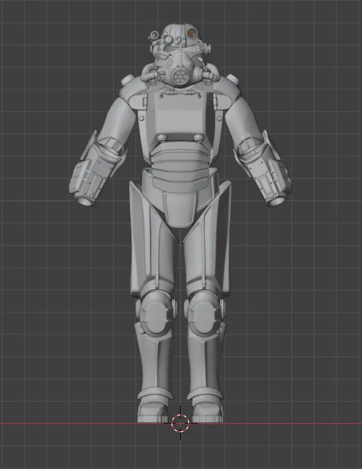 Fallout New Vegas T45 NCR Heavy Power Armor Gen 1 Fallout New Vegas by ...