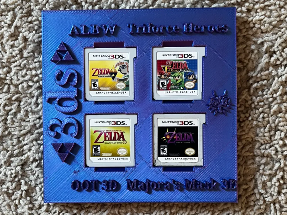 3ds Zelda Game Display by TriforceHero22 MakerWorld: Download Free 3D ...