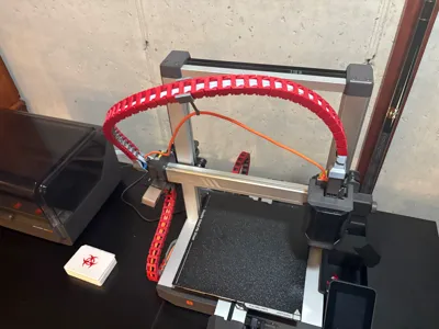 anycubic kobra 3 filament chain start and finish - Free 3D Print Model ...