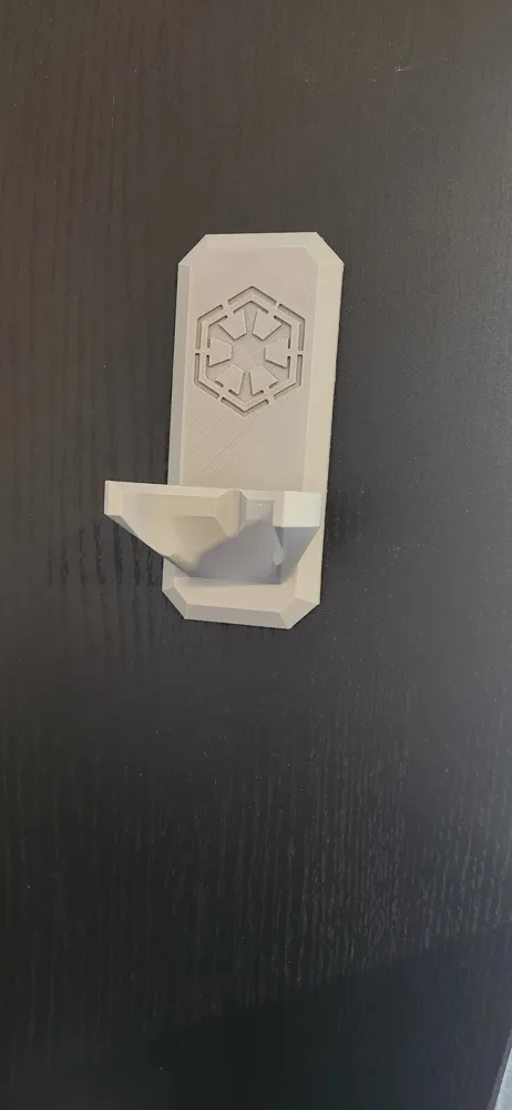 Sith Empire Lightsaber Wall Mount - Free 3D Print Model - MakerWorld
