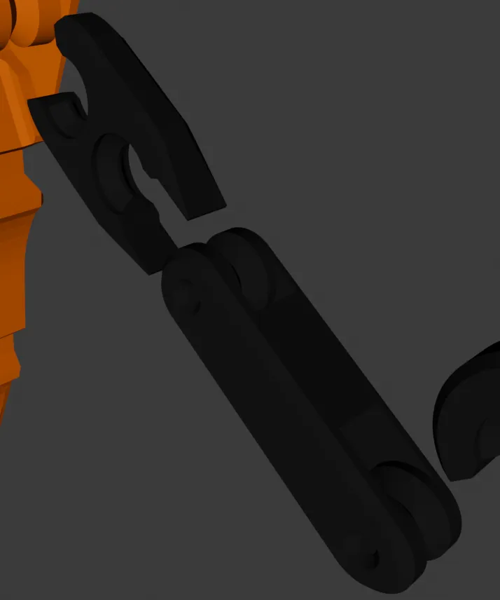 Dummy 13 Spider Walker / Mech Legs - Free 3D Print Model - MakerWorld