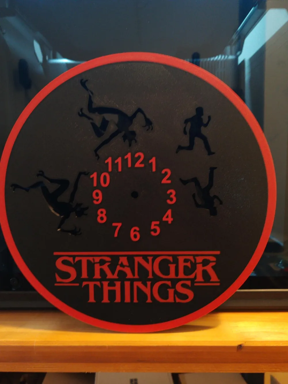 wall clock stranger things by hrvoje1144 MakerWorld: Download Free 3D ...