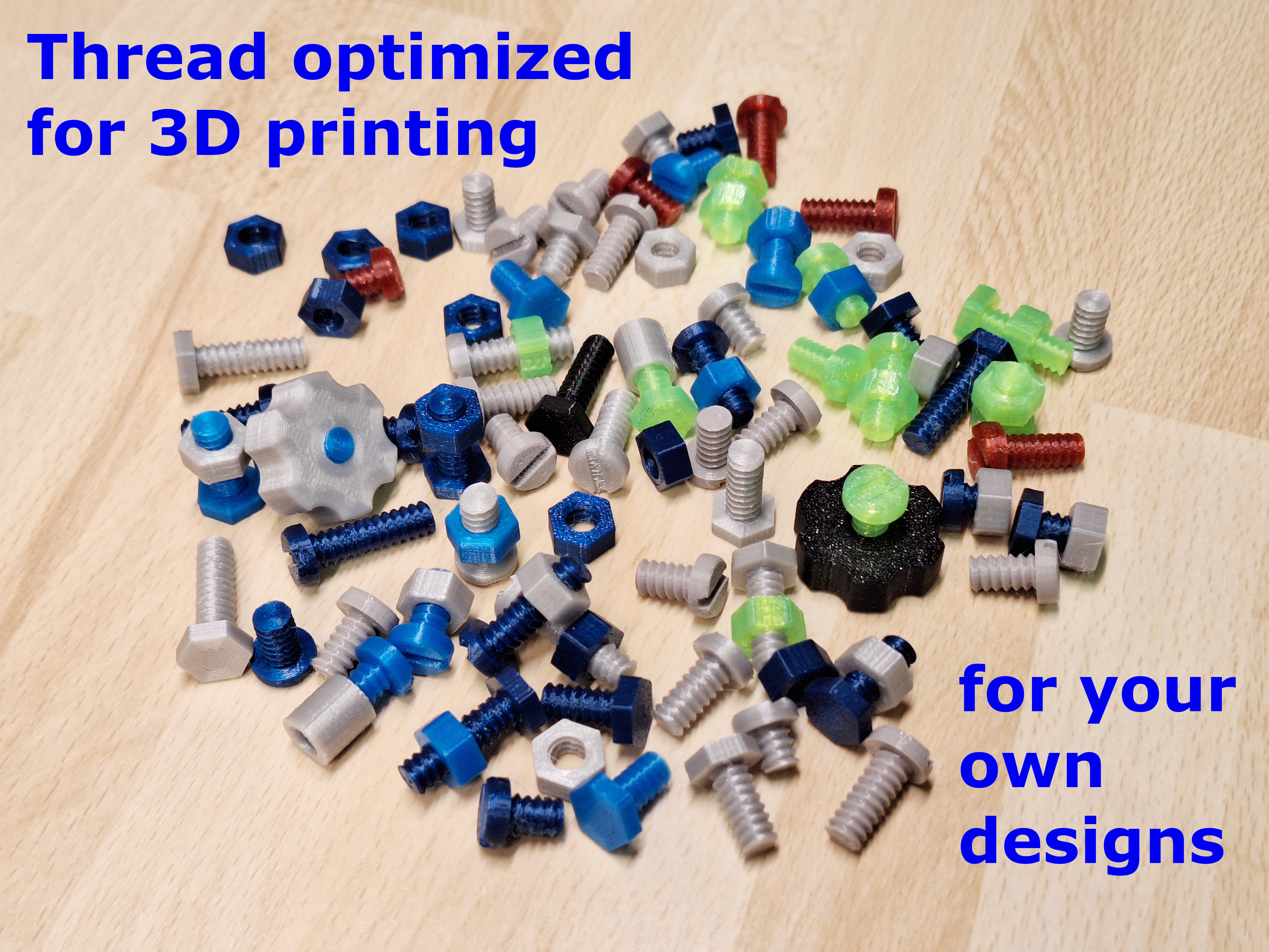 Thread optimized for 3D printing by Minecraft29 MakerWorld: Download ...