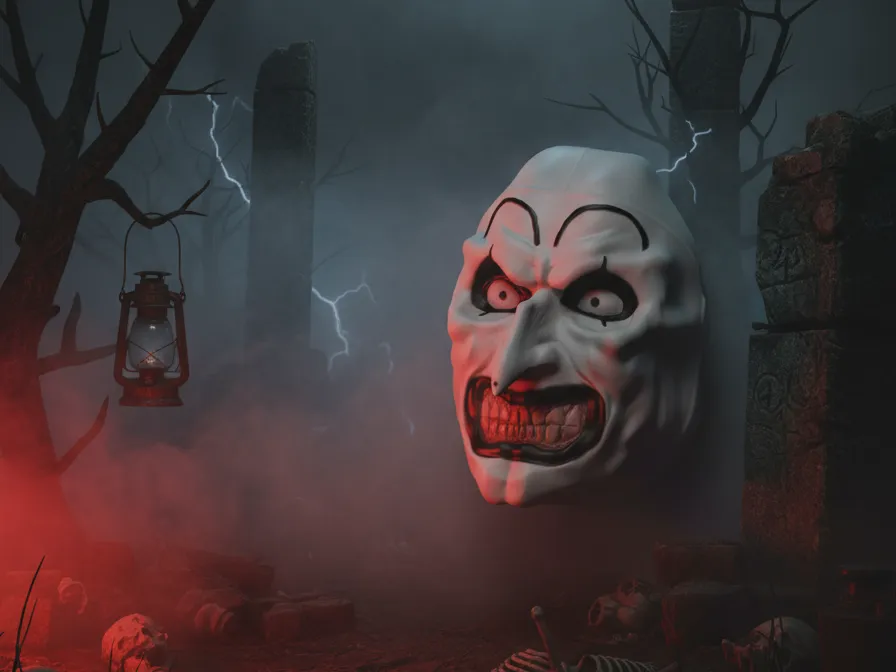 Terrifier Art the face by elon99 MakerWorld: Download Free 3D Models