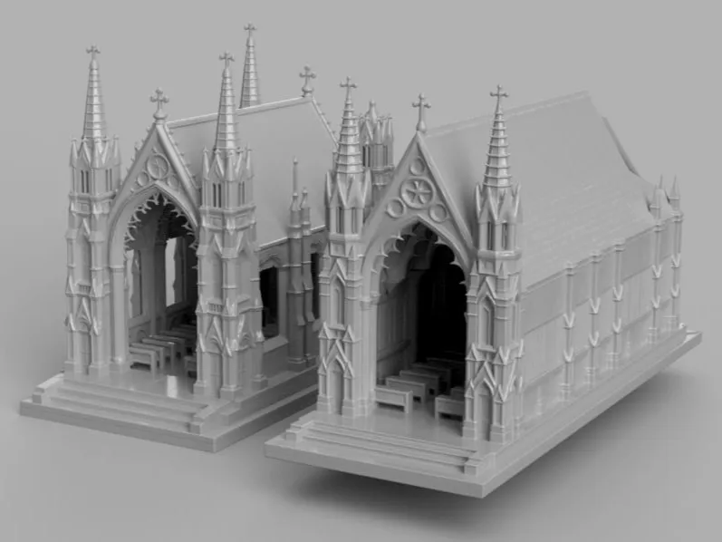 Cathedral - Gothic Architecture Pointed Arches by Timberlake Creations ...