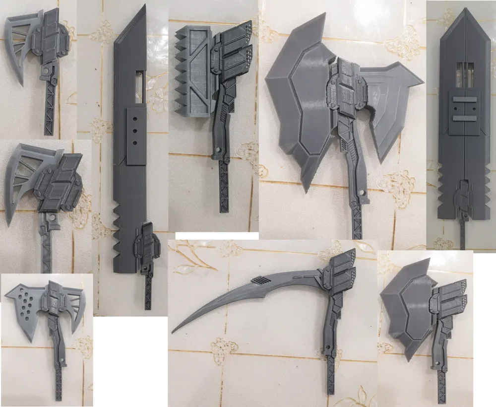 Heavy melee weapon set, suitable for mecha girls, Lucky 13, HG, MG by ...