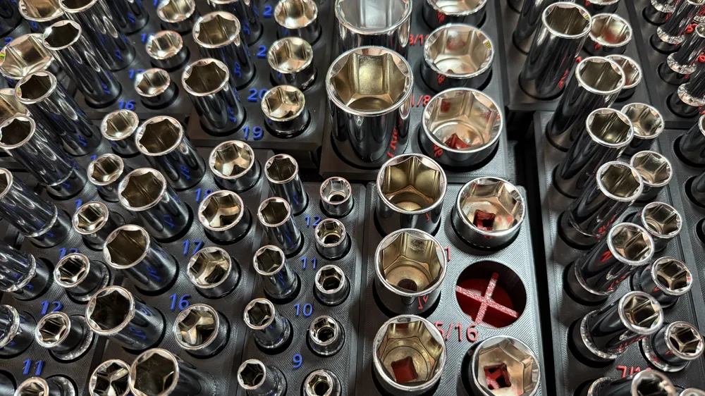 DoT Socket Trays Quinn 1/4 Chrome Master Set v5 - Free 3D Print Model ...