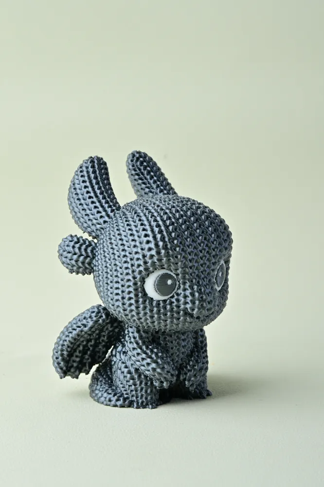 Knitted Toothless How to Train Your Dragon by Hatya MakerWorld ...