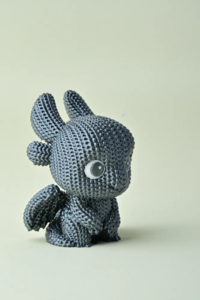 Knitted Toothless How to Train Your Dragon - Free 3D Print Model ...