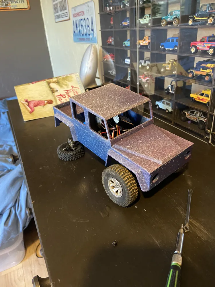 Trx4m Land rover defender truck 155mm wheelbase by MRC (Micro ...