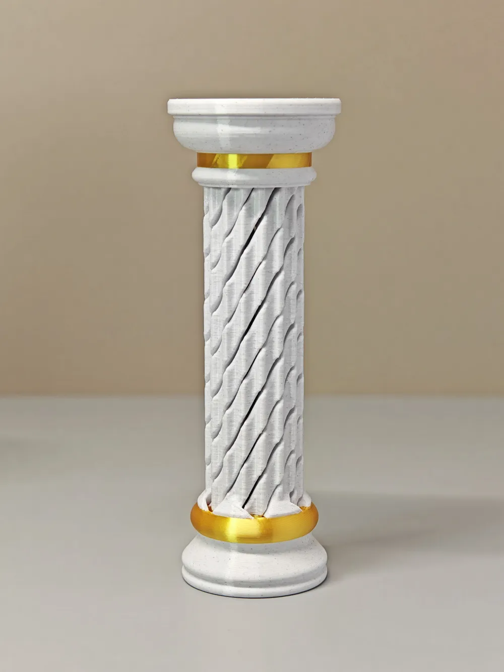 Repeatable Spiral Traversal Stone Pillar Print in Place Fidget Toy TD1 ...