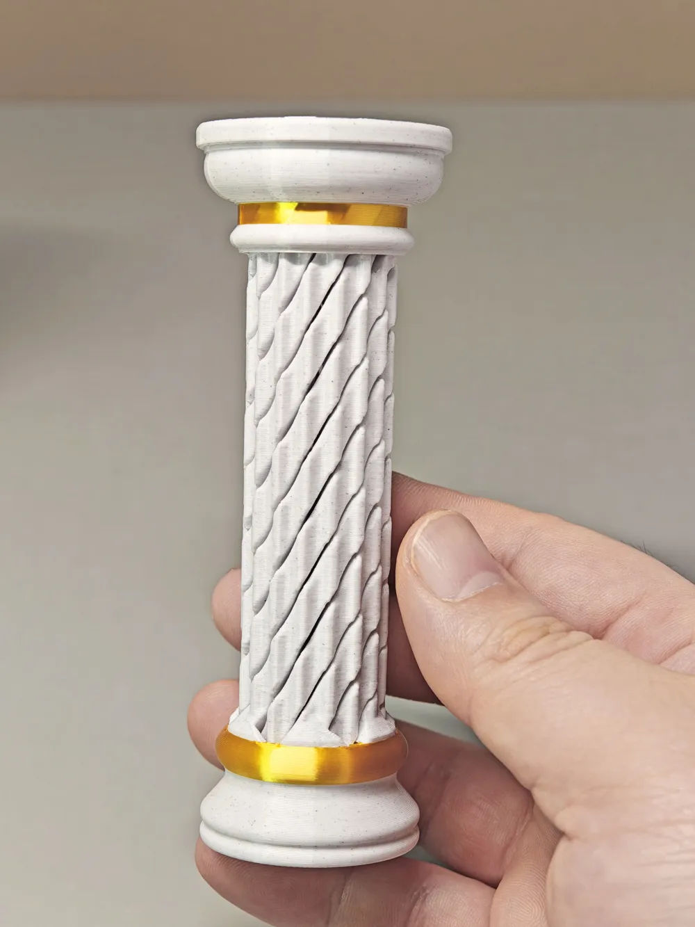 Repeatable Spiral Traversal Stone Pillar Print in Place Fidget Toy TD1 ...
