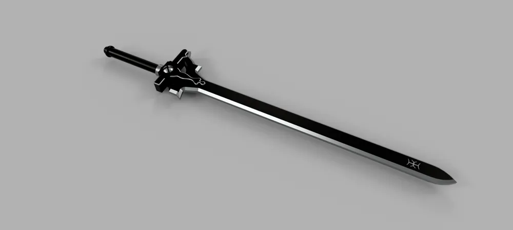 Sword Art Online Kirito Elucidator 1:1 - Free 3D Print Model - MakerWorld