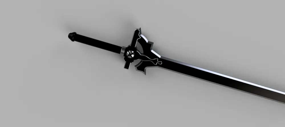 Sword Art Online Kirito Elucidator 1:1 - Free 3D Print Model - MakerWorld