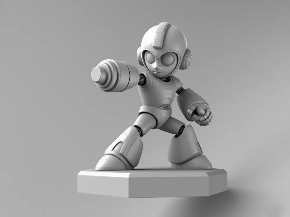 The Original Robot Master - Mega Man - Free 3D Print Model - MakerWorld