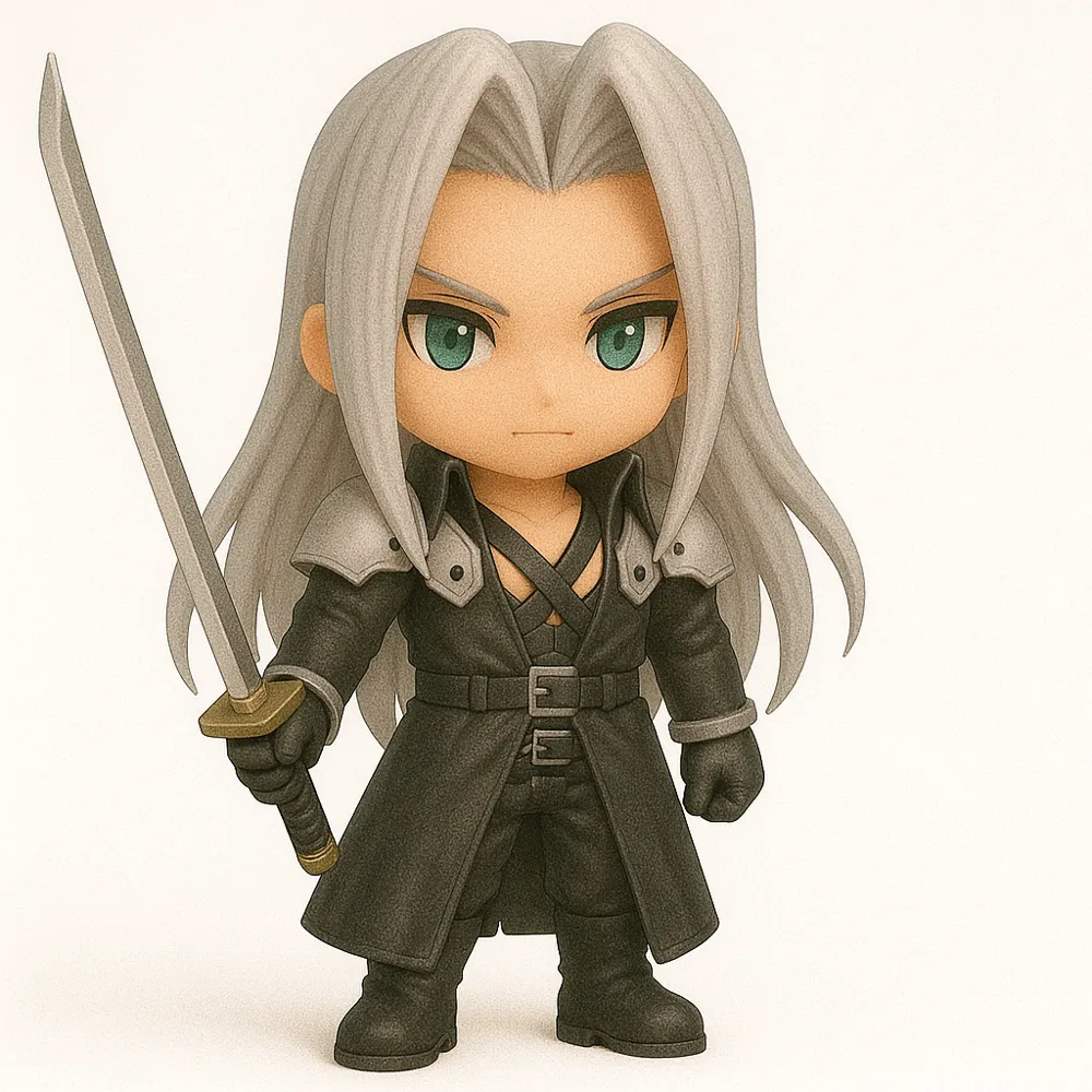 Sephiroth Chibi - Final Fantasy 7 - Modelo gratuito para impressão 3D ...