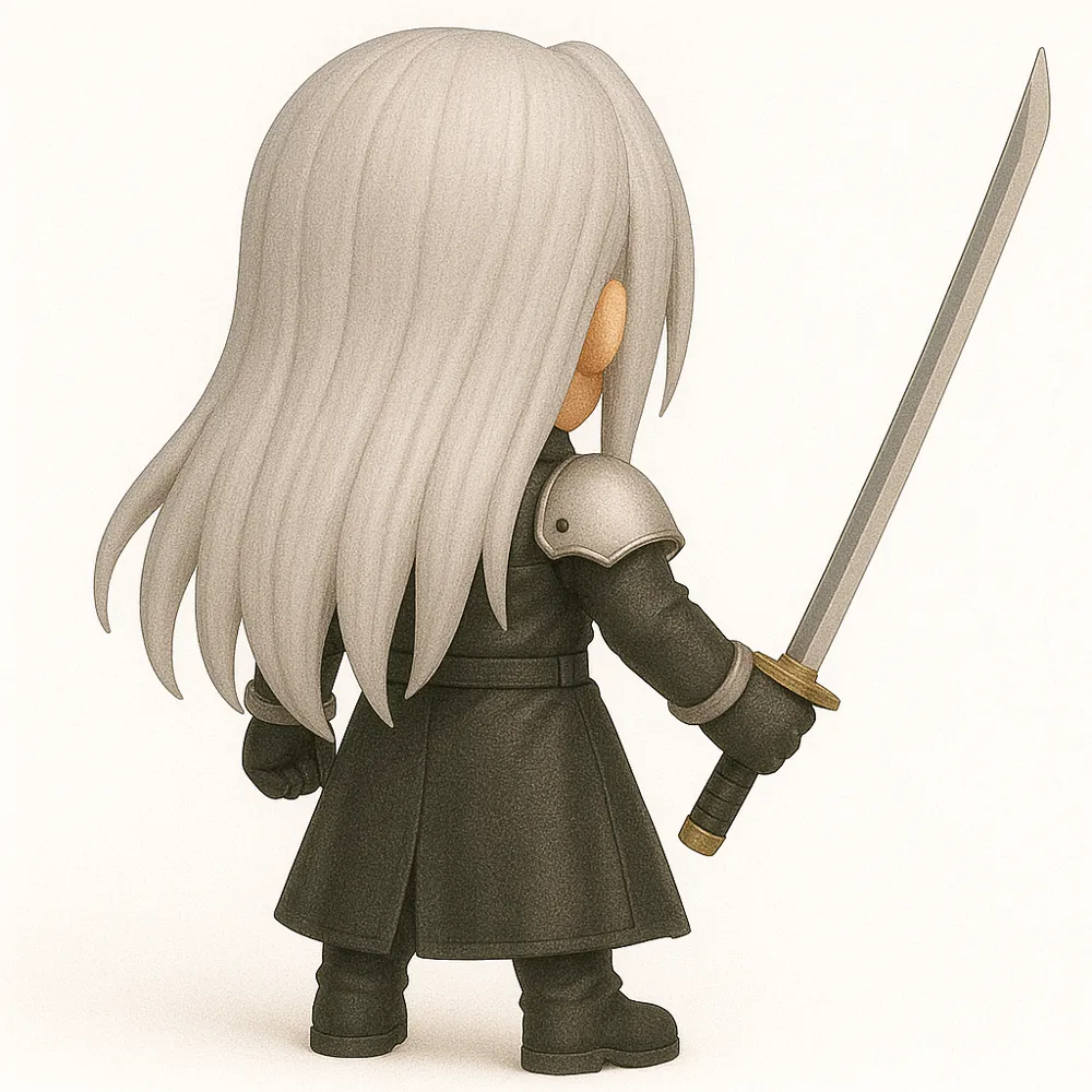 Sephiroth Chibi - Final Fantasy 7 - Modelo gratuito para impressão 3D ...