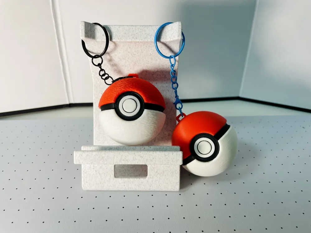 Pokemon Pokeball Keychain by Someone MakerWorld: Download Free 3D Models