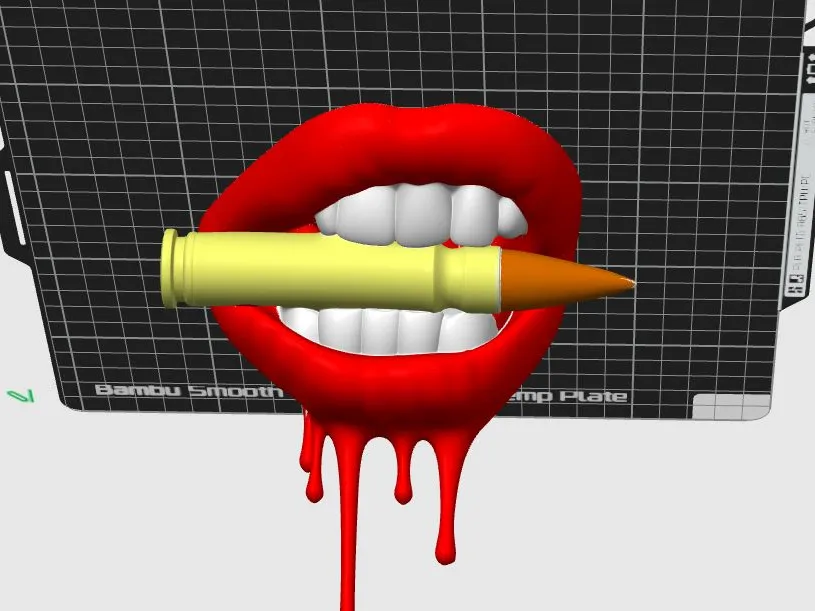 Bite the Bullet: Lip Locked Edition - Free 3D Print Model - MakerWorld