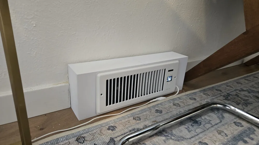 Baseboard Register Booster Fan Cover- Howeall 4x12 - Free 3D Print ...