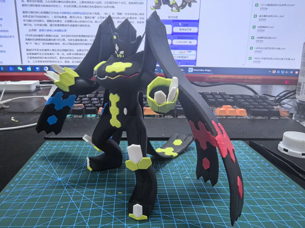 Pokemon Zygarde 100% Forme Squishy Perfect Form Z God mega Wishiwashi ...