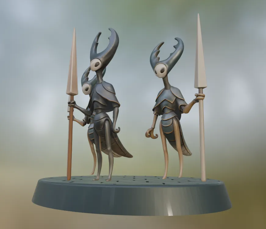 Mantis Lords from Hollow Knight - Free 3D Print Model - MakerWorld